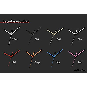 Reverse Wall Clock - Alice Hookah Smoking Caterpillar - Round Funny Clock - Backwards running Time - Counterclockwise Wall Clock - Optional RGB LED 5V Backlit