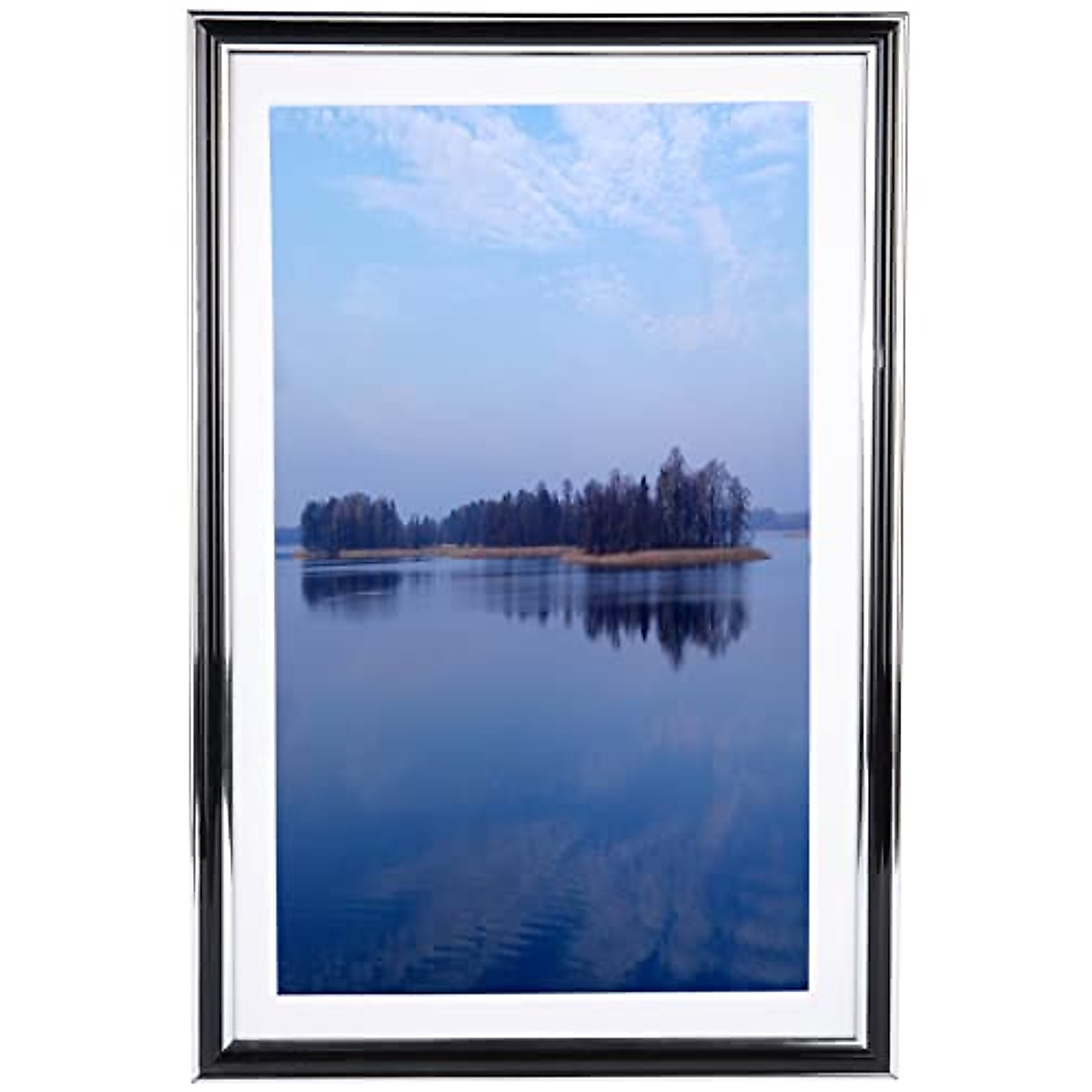 Aynoo 11x17 Picture Frame Black for 11x17 or 9x15 inch Picture Poster Photo Frame Mat Opening 9x15 Memorabilia, Certificates, Awards, Medals and Photos Wall Mounting Frame (P8L)