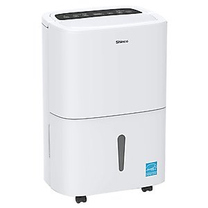 Shinco 7,000 Sq.Ft Energy Star Dehumidifier with Pump, Ideal for Large Industrial Rooms and Home Basements, Efficient Moisture Removal and Humidity Control, 1.85 Gallons Water Tank