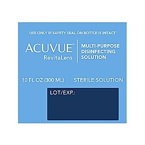 ACUVUE® RevitaLens Multi-Purpose Disinfecting Solution, 10 oz. (Pack of 4)