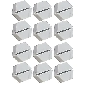 HelloPosh Marble hexagon place card holders | Escort card holders | Party favors | Photo display | Business card holder (12 Pack)