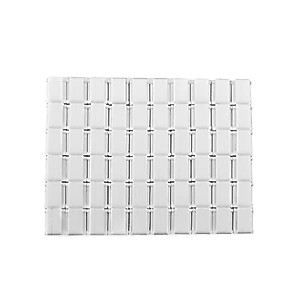 Flat Wire Clips Holder, Ethernet Cable Clips,Self Adhesive Wire Clips Management for Home and Office (100piece/White)