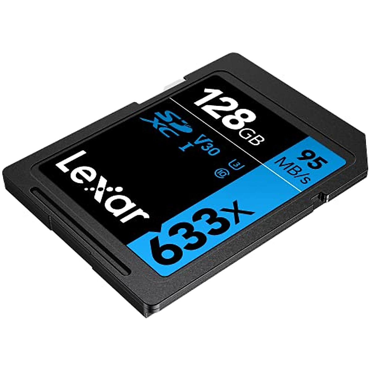 Lexar Professional 633x 128GB SDXC UHS-I Card, Up To 95MB/s Read, for Mid-Range DSLR, HD Camcorder, 3D Cameras, LSD128GCB1NL633 (Product Label May Vary)