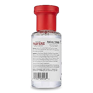 THAYERS Trial Size AlcoholFree Witch Hazel Facial Toner with Aloe Vera Formula, Lavender, 3 Fl Oz