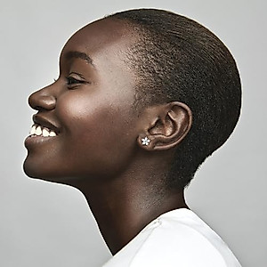 PANDORA Snowflake Stud Earrings - Great Gift for Her - Elegant Women's Earrings - Sterling Silver & Cubic Zirconia