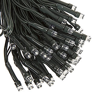 Pure Garden 50-119 Solar Powered String LED Lights, 39', White