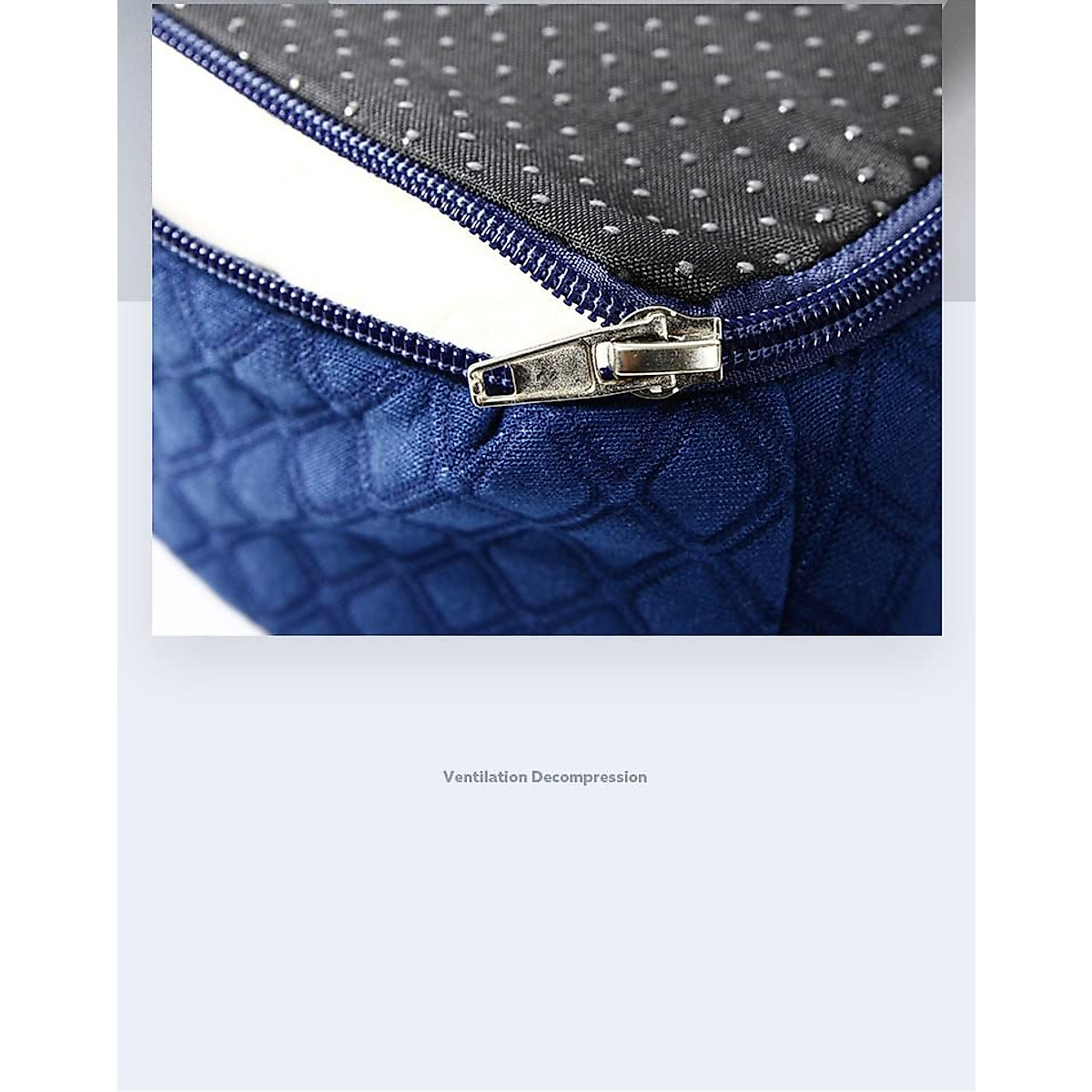 NNAA Ergonomic Chair Pad Memory Foam Seat Cushion Orthopedic Pillow Coccyx Office Chair Cushion Support Waist Back Cushion Car Seat Hip Massage Pad Sets colorA