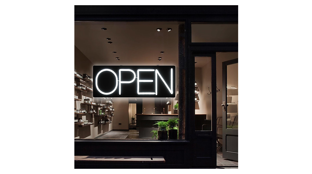 Bright LED Open Sign for Business 16 Inch | Neonawall