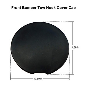 Bosting BB5Z-17A900-APTM, Front Bumper Tow Hook Cover Cap Fit for Ford Explorer, 2011-2015