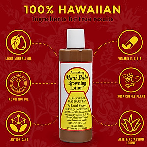 Maui Babe Browning Lotion 8 Ounces