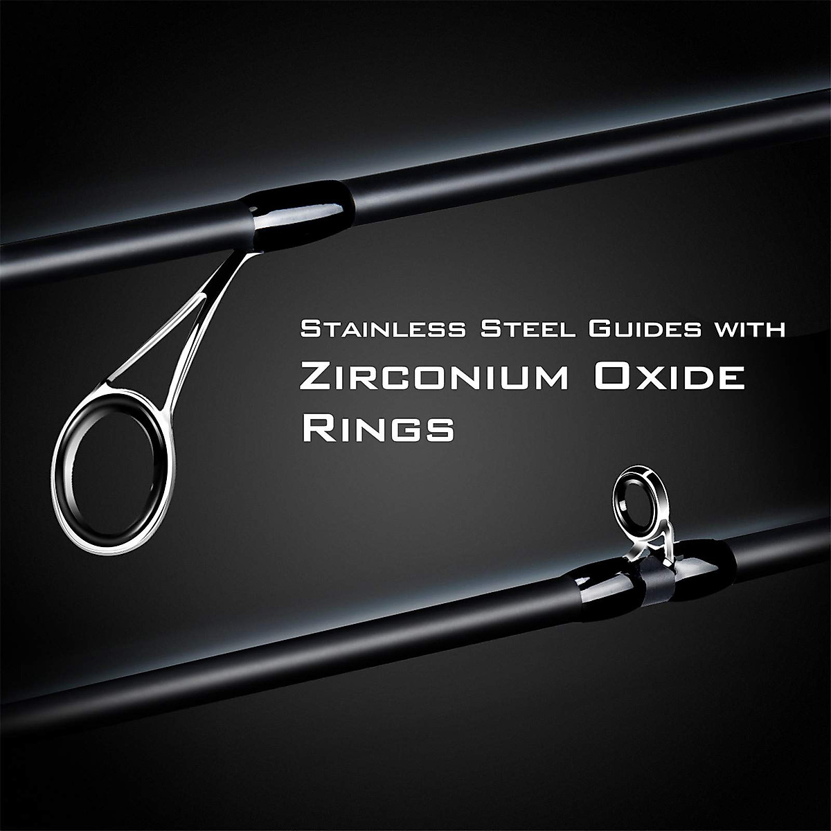 KastKing Crixus Fishing Rods, Casting Rod 6ft 6in-Medium Heavy - Fast-2pcs