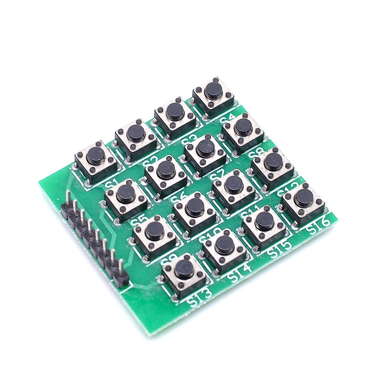 Oiyagai 5-Pack Universal 4x4 Matrix Keypad Module with 16 Buttons, Ideal for Arduino DIY Projects