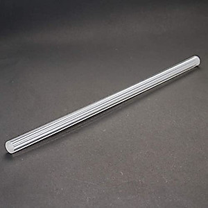 Fielect White Straight Line Acrylic Round Rod Standard Plexiglas Tolerance Lightweight for DIY 10mm Diameter 250mm Height 1Pcs