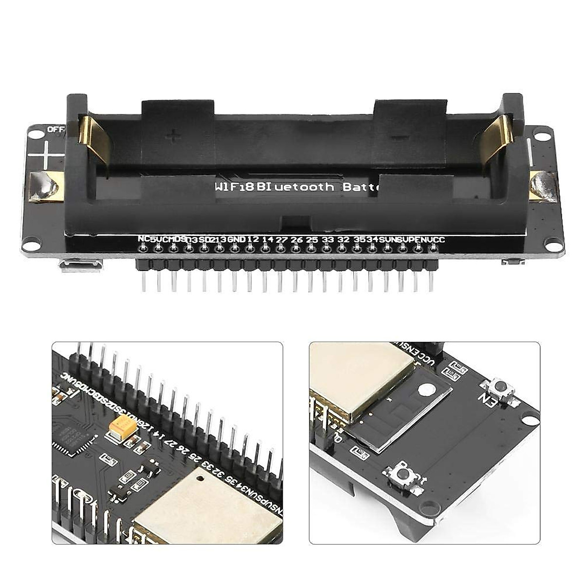 1PC ESP32 Battery Board Development Board Charger V3 Bluetooth Transceiver Module Development Board Battery Holder
