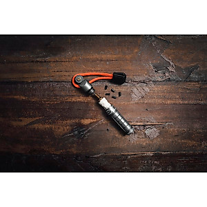 Exotac nanoSPARK Ultra-Compact Fire Starter with One-Handed Operation High-Spark Flint Wheel and Waterproof Storage Compartment Holds quickLIGHT Tinder and Up to 5 Replacement Flints