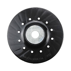 BHA Angle Grinder Ribbed Backing Pad for Resin Fiber Disc, 5" x 5/8"-11