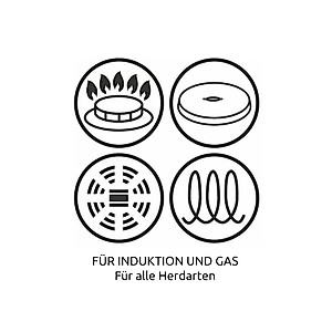 Lagostina Irradial Control Lagoeasy'UP Pressure Cooker 5 L Stainless Steel 18/10 Diameter 22 cm, Induction and Gas Saucepan, Easy Open Lid, Irradial Plus Triple Layer Base