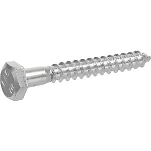 Zinc Hex Lag Screw 1/2" x 3"