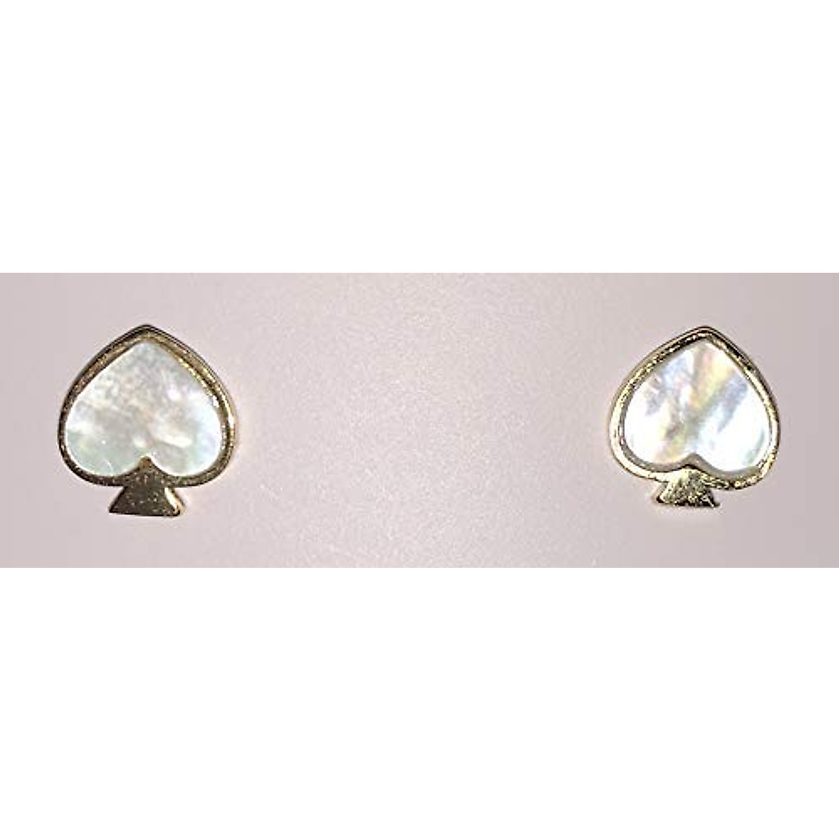 Kate Spade Signature Spade Studs in Cream