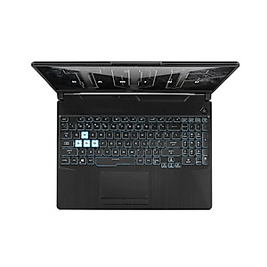 ASUS 2022 TUF F15 15.6" FHD Gaming Laptop, Intel Core i5-11260H, 16GB RAM, 512GB PCIe SSD, RGB Backlit Keyboard, NVIDIA GeForce RTX 3050 Graphics, Windows 10 Home, Black, 32GB USB Card