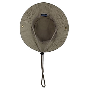 Gelante 100% Cotton Stone-Washed Adjustable Bucket Safari Boonie Sun Hats.1910-1PC Khaki S/M