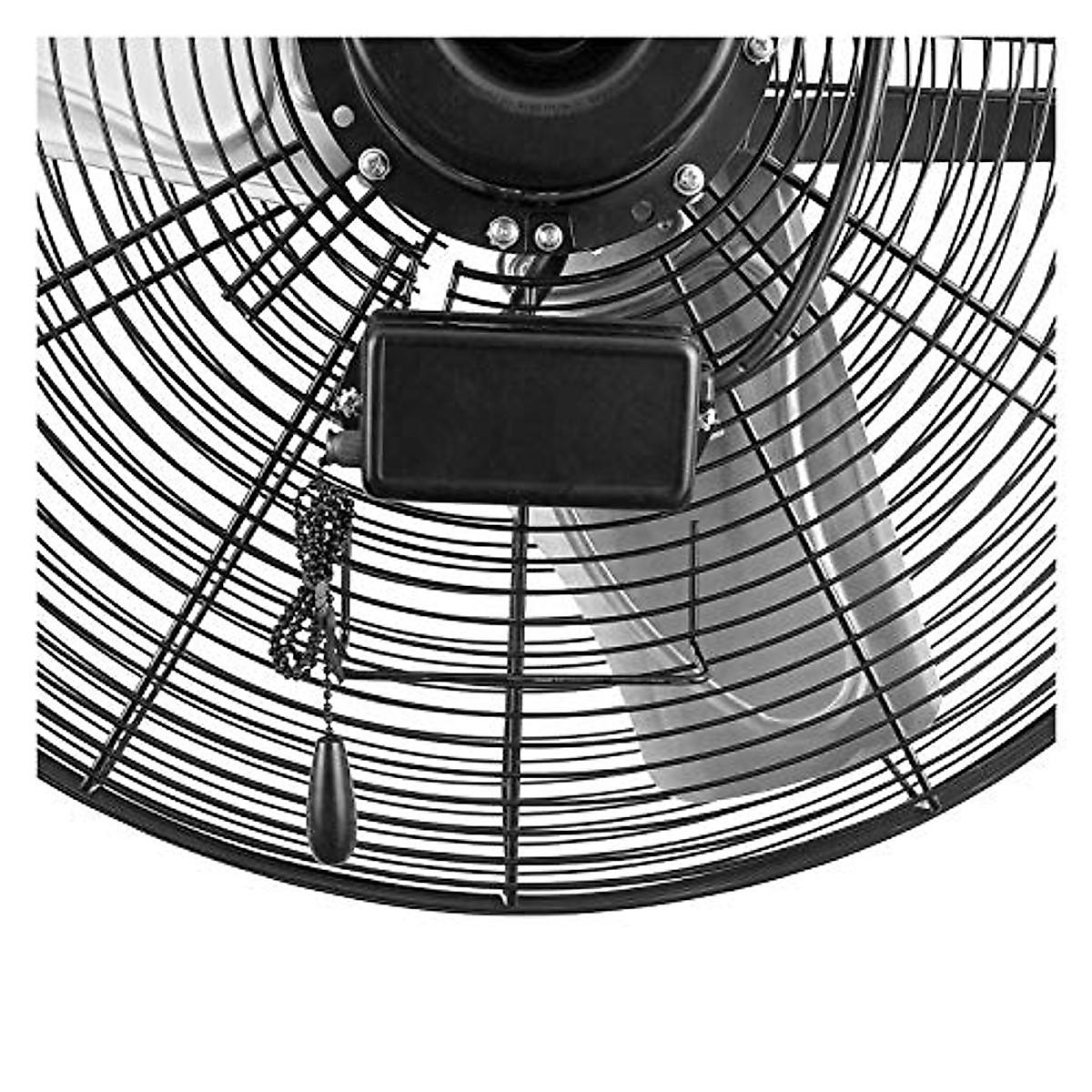 OEMTOOLS OEM24896 24” Heavy Duty Workstation Wall Mount Fan, 7000 CFM Max. Shop Fans, Heavy Duty 360 Degree Tilting Indoor/Outdoor Fan For Garage Fans Wall Mounted Fan, Outdoor Industrial Fan
