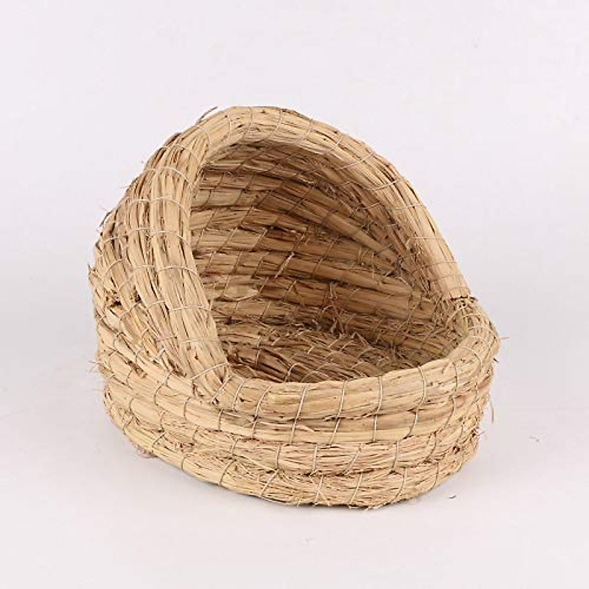 Jalin Straw Hamster Nest Hand-Woven Straw Pet Nest (20 * 16 * 15CM)