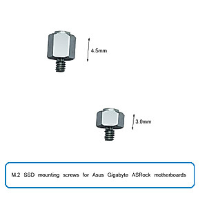 SGTKJSJS M.2 SSD Screw Mounting Screws Kit for Asus Motherboards