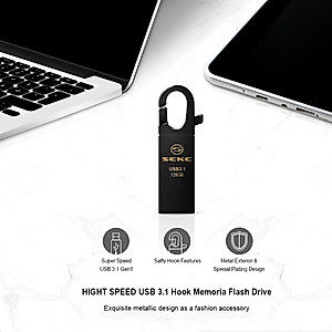 SEKC 128GB USB 3.1 Hook Memoria Flash Drive - SDM32128G