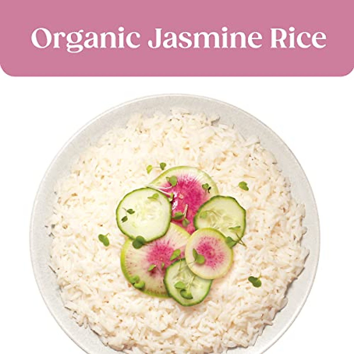 SEEDS OF CHANGE Organic Aromatic Jasmine Rice, Microwaveable Ready to Heat. 8.5 Ounces (Pack of 12)