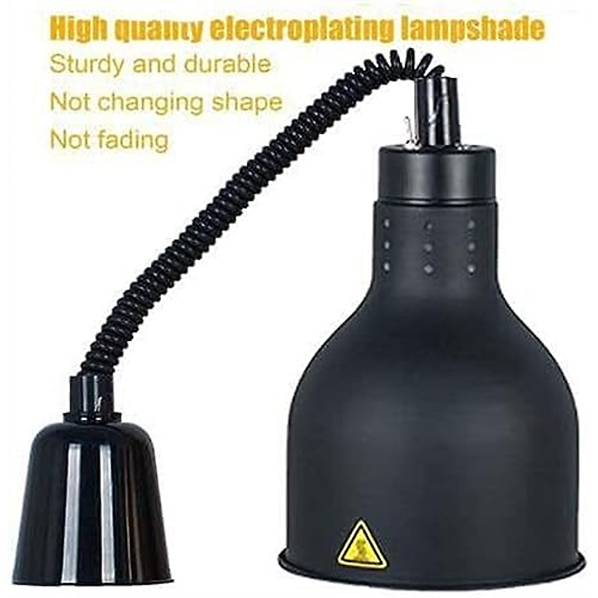 LINKANRUO Food Heat Lamp Ceiling Heat Lamp Food Service Pendant for Restaurant Heating Lamp for Food Warming w/Bulb Retractable Buffet Food Heat Lamp Warmer Lamp Lamps(1pack)