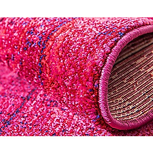 Unique Loom Medici Collection Vintage Botanical Traditional Red Area Rug (4' 0 x 6' 0)