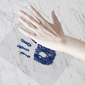 🍒Cherry Cheers🍒 Family Handprint and Paint Craft Kit DIY Baby Keepsake Frame, All Transparent Layers Non-Toxic Paints