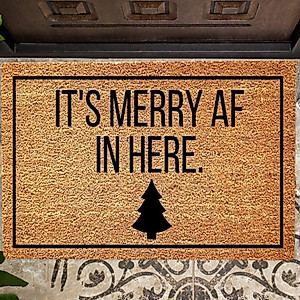 TUNKENCE Entrance Doormat Durable Front Welcome Mat Door Matts Outdoors Door Front Fluffy Carpet Bathroom Lobby Fluffy Floor Mat for Home Indoor Farmhouse Funny Kitchen Rugs Patio, 16x24Inch