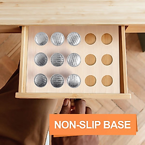 XIAOMANSHANGWU Coffee Pod Holder Organizer Tray,Clear Acrylic Coffee Pod Organizer for 30 Nespresso Capsule Pods,Countertop or In Drawer Storage for Office,Home or Kitchen, 30 Pods