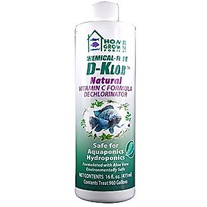Home Grown Ponics Instant D-Klor # 96028 Natural Dechlorinator, 16-oz
