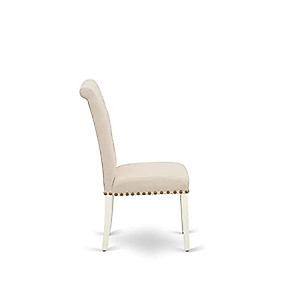 East West Furniture ANBR5-LWH-02 Dining Set