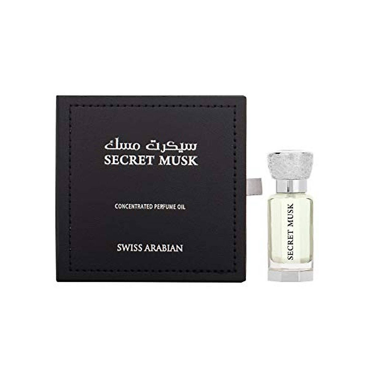 Swiss Arabian Secret Musk - Luxury Products From Dubai - Long Lasting And Addictive Personal Perfume Oil Fragrance - A Seductive, Signature Aroma - The Luxurious Scent Of Arabia - 0.4 Oz