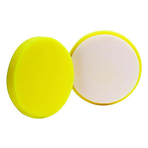 Tool Guy Republic 5.5" Foam DA Pad for use with 5" Backing Pads (Yellow/Heavy Cut, Orange/Medium Cut, White/Polish)