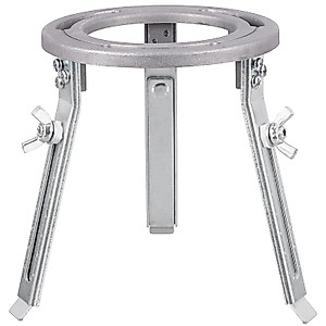 Laboratory Liftable Tripod - Chemistry Heating Support Stand, Adjustable Lamp Holder, Experimental Teaching Equipment for Laboratory Chemistry Education, Silver Grey