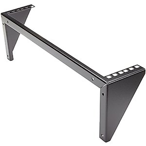 StarTech.com 2U Vertical Wall Mount Patch Panel Bracket - Steel Rack Mount Bracket w/Hardware for 19" Network, Server and Data Equipment , TAA (RK219WALLV)