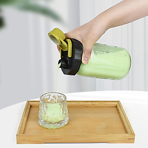 Artcome 2 Pack Wide Mouth Mason Jar Pour Spout Screw-Cap Lids, Leak Proof Airtight Lids for Ball Brand Mason Jars, Ideal Storage for Milkshakes, Sauces, Beverages & Salads - Convenient & Easy-to-carry