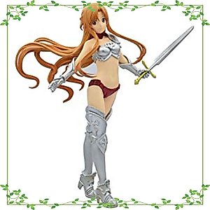 Banpresto Sword Art Online Memory Defrag Exq Figure Asuna Bikini Armor Ver, Multicolor