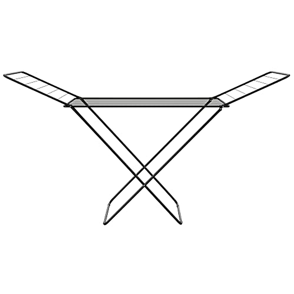 Home Intuition Foldable Clothes Drying Rack Dryer (Black)