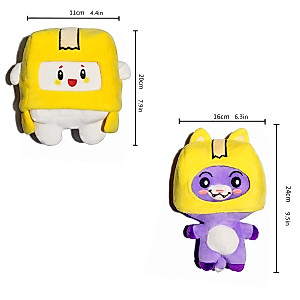 FRSHALOUIS Lanky Foxy Box Plushies Toys - Lanky Merch Plush Soft Stuffed Plush Toys for Kids and Fans