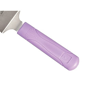Mercer Culinary Millennia Pie Server/Spatula, 5 Inch x 2 Inch Blade, Purple Handle,