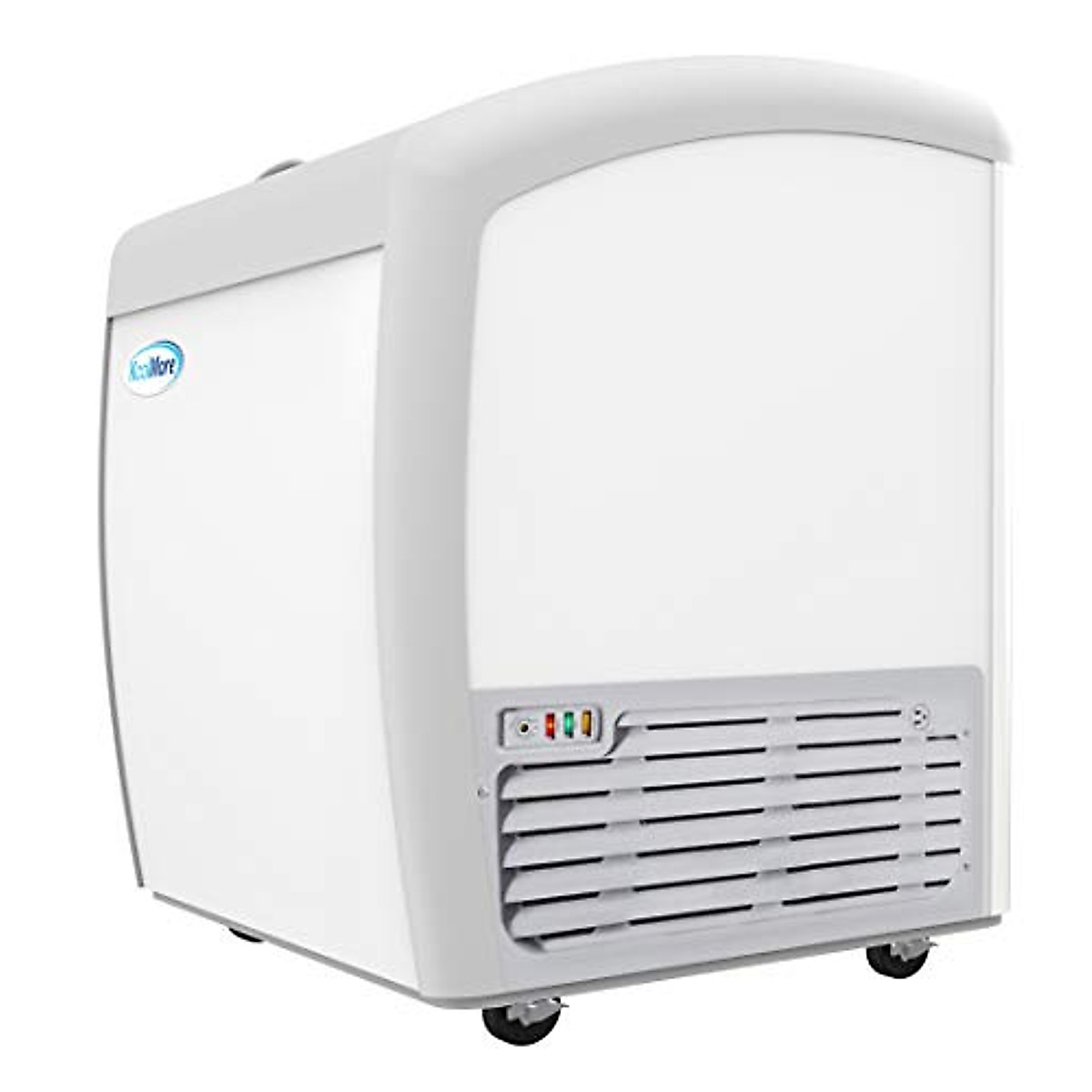 KoolMore - MCF-6C Commercial Ice Cream Freezer Display Case, Glass Top Chest Freezer with 2 Storage Baskets and Clear, Sliding Lid, 5.7 cu. ft. Capacity, White