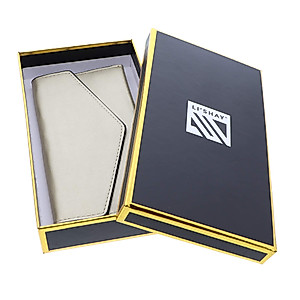 Cute Faux Leather Clutch Solid Color Wallet Organizer-Gold