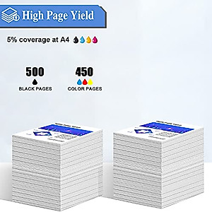 SHUOLEI PG-260XL CL-261XL Ink Cartridges Compatible for Canon 260 261 PG-260 XL PG 260 XL 260XL CL-261 XL Combo Pack for Canon TS5320 TS6420a TS6420 TR7020a TR7020 (2 Packs, 1 Black+1 Tri-Color)