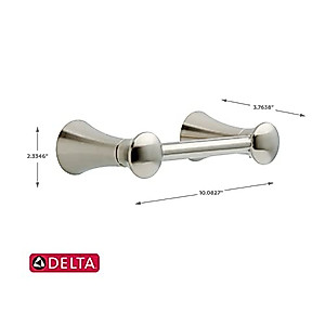 Delta Faucet Lahara Toilet Paper Holder, Brilliance Stainless Steel, Bathroom Accessories, 73850-SS